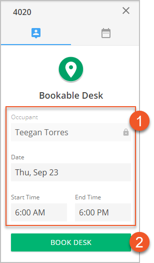 Booking a Desk by Location