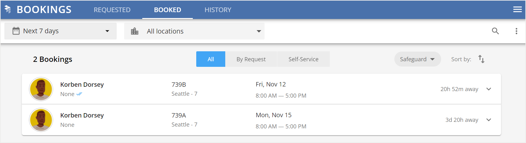 Managing Neighborhood Desk Booking