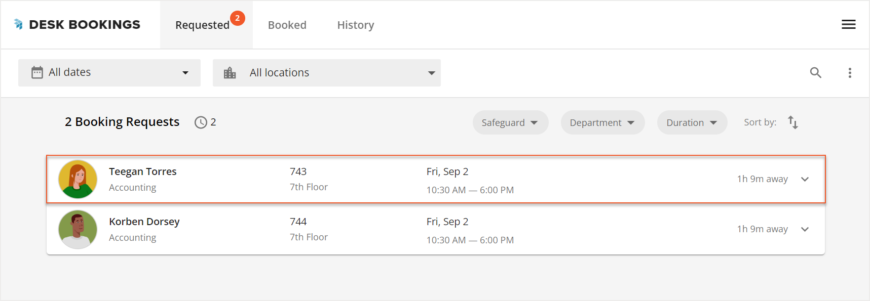 Managing Neighborhood Desk Booking
