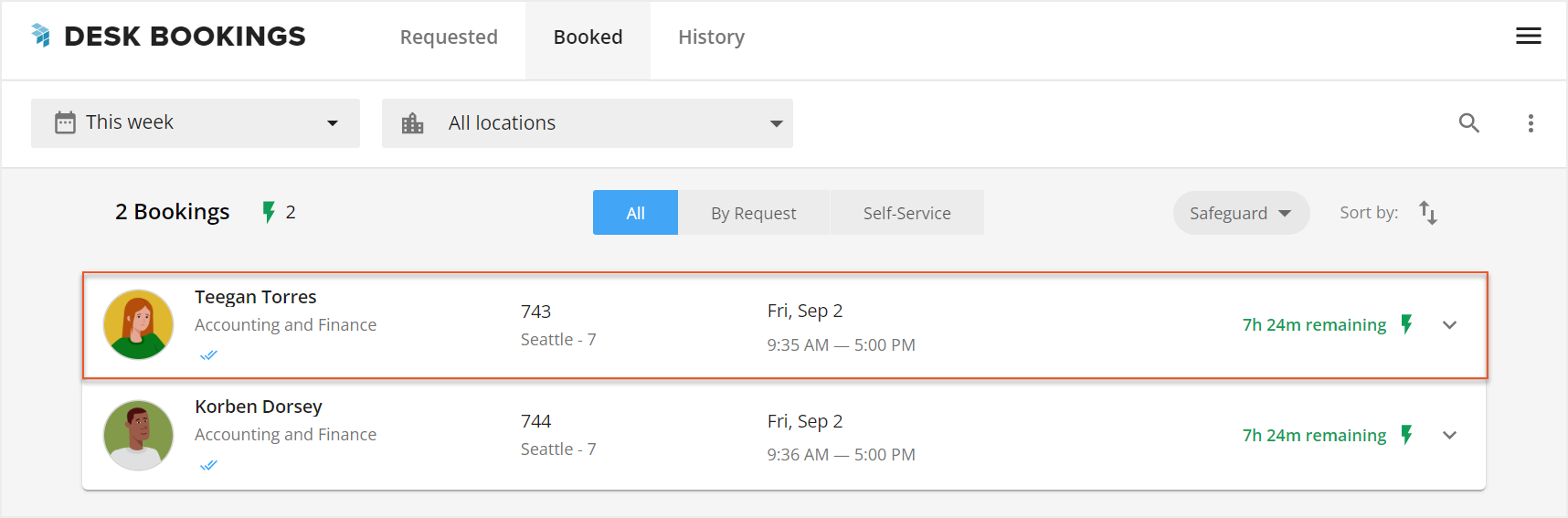 Managing Neighborhood Desk Booking