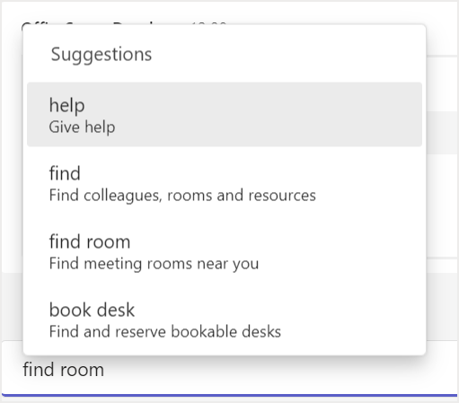 Booking a Room with Microsoft Teams
