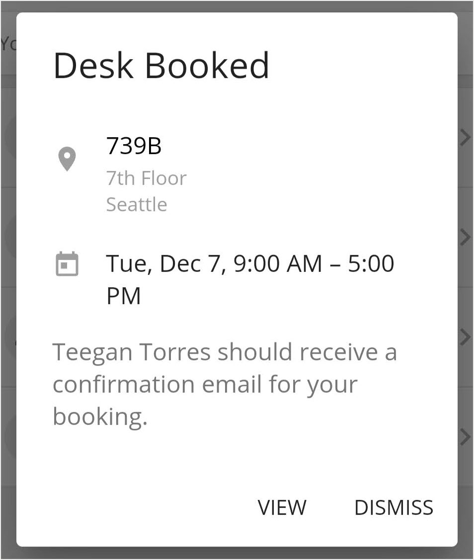 Booking a Desk using the OfficeSpace Mobile App