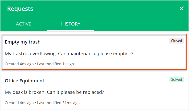 Managing Requests