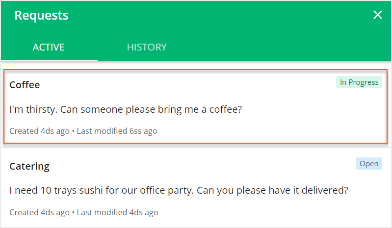 Managing Requests