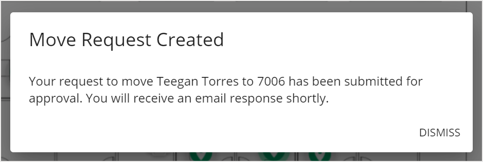 Requesting a Move in Visual Directory