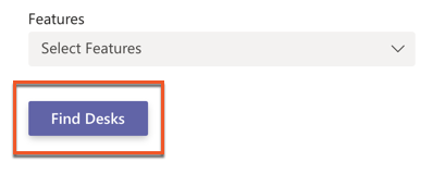 Booking a Desk with Microsoft Teams