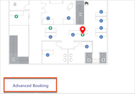 Booking a Desk with Microsoft Teams
